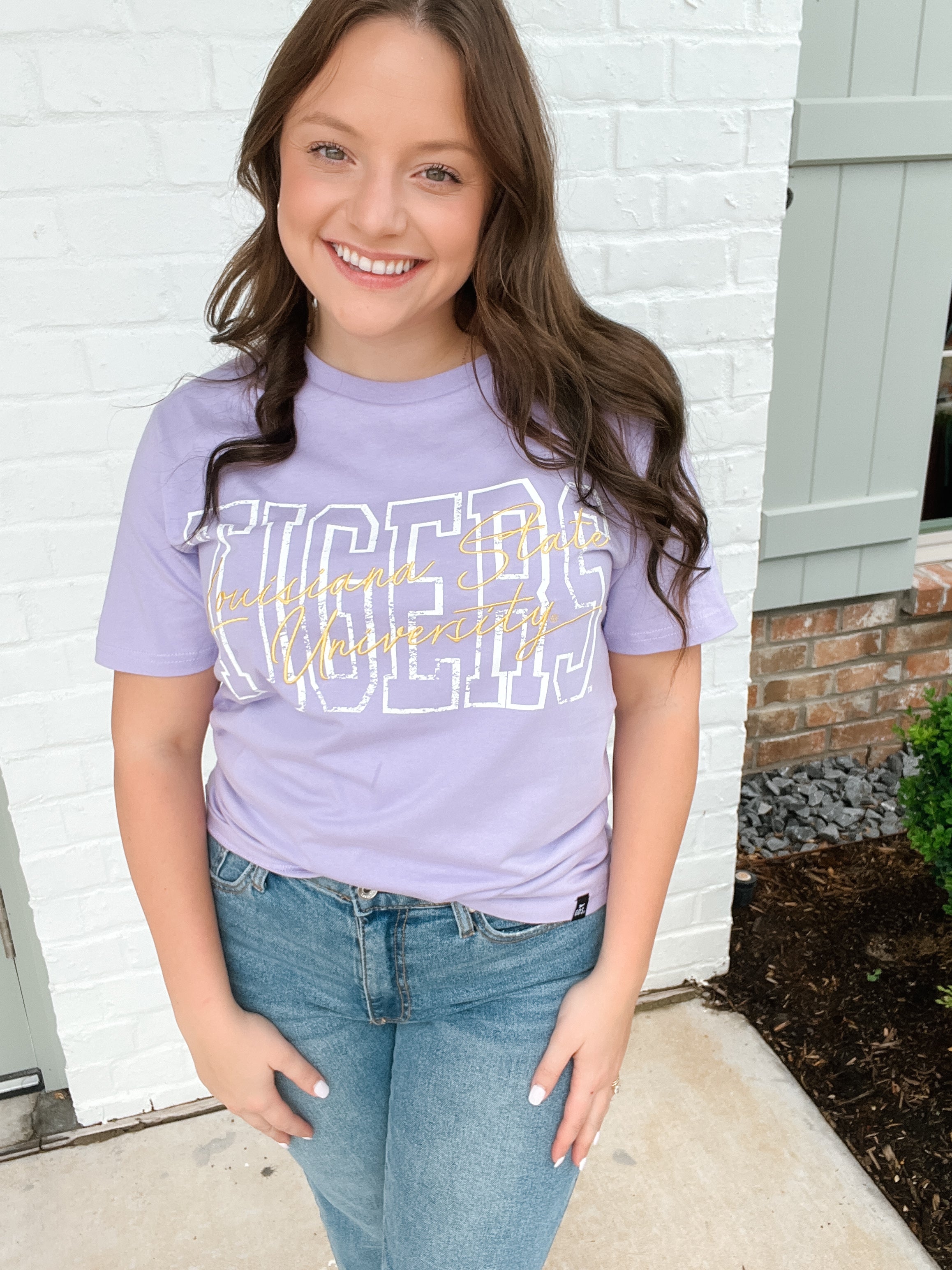 LSU Graphic Tee – Louise Lane Boutique