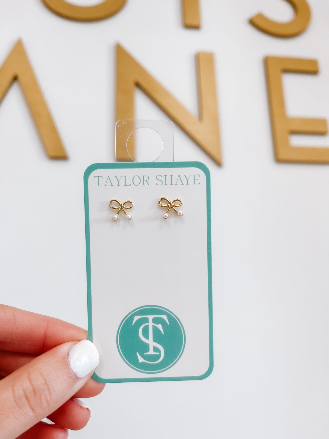 Logan Bow Studs – Louise Lane Boutique